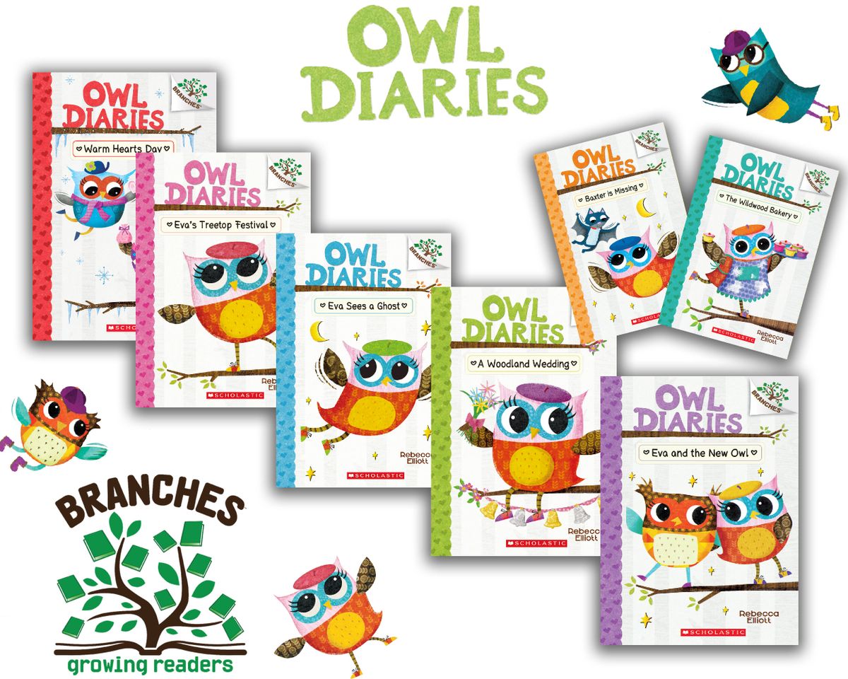 SCHOLASTIC | Owl Diaries Series Set (Books 1-7) | HKTVmall 香港最大網購平台