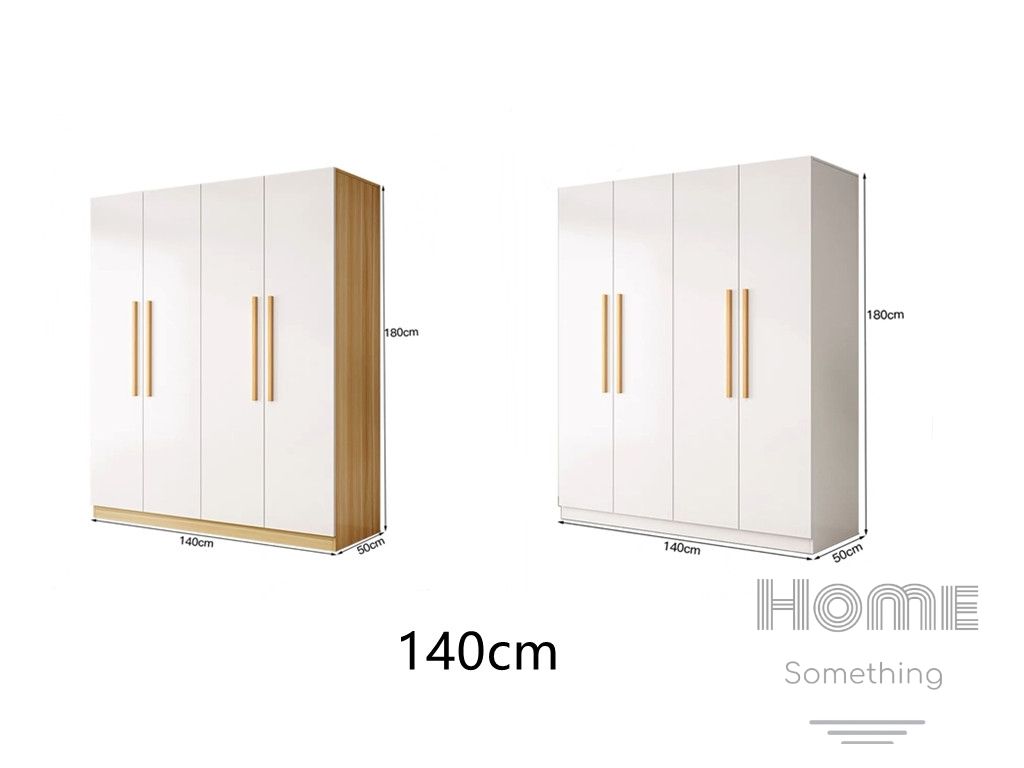 HOME Something | 時尚 衣櫃組合 140cm - HS07191_D | 尺碼 : D | 安裝服務 : 包括 | HKTVmall 香港最大網購平台