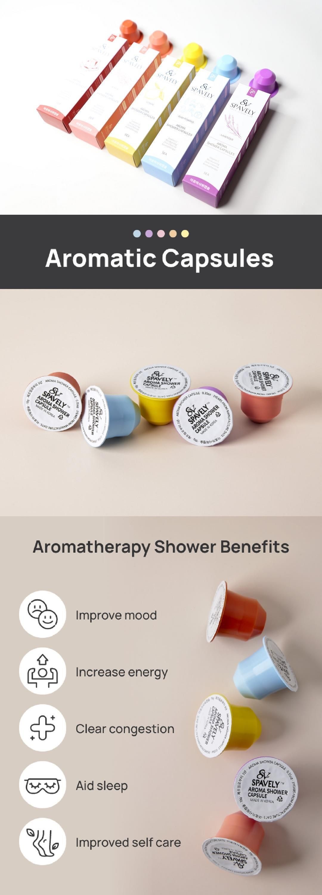 SPAVELY | Aroma Shower Capsules Lavender 5 Capsules - 50088 | HKTVmall ...