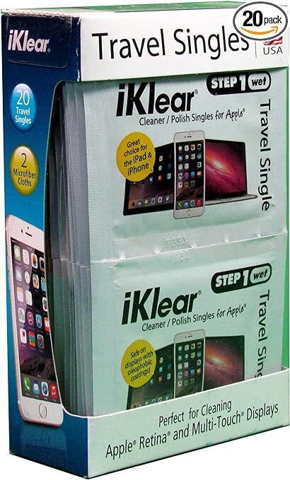HOTBUY | 【美國製】iKLEAR 電子屏幕清潔套装 DMT 手機清潔布 電腦清潔布 超細纖維抹布 防靜電螢幕清潔布 ...