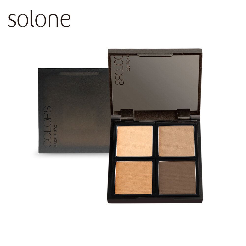 Solone | 專屬訂製特調4色眼彩盤 01濃太妃娜堤 | HKTVmall 香港最大網購平台