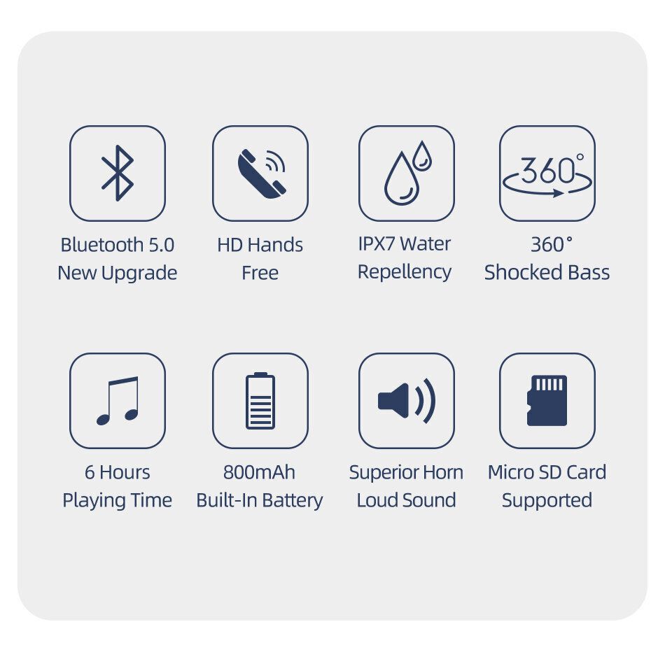 AWEI | Y665 Mini Radio Stereo SPEAKER BLUETOOTH High Power Waterproof ...