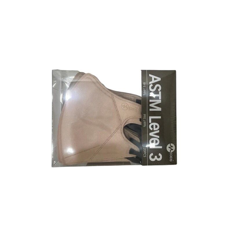 MEDEIS | Medeis 3D立體一次性醫用口罩 Champagne (20片裝) | HKTVmall 香港最大網購平台