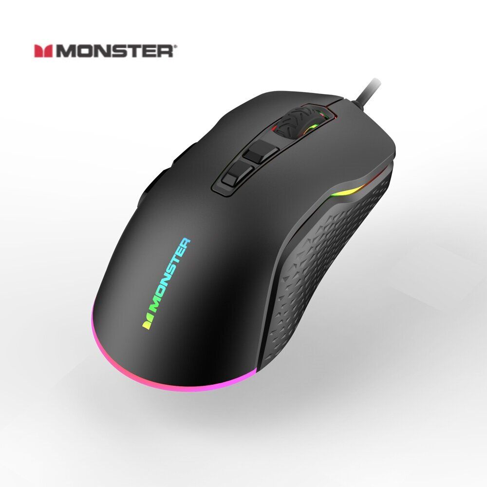MONSTER | 【AIRMARS】 KMH5 有線專業RGB燈電競滑鼠 USB插頭 | HKTVmall 香港最大網購平台