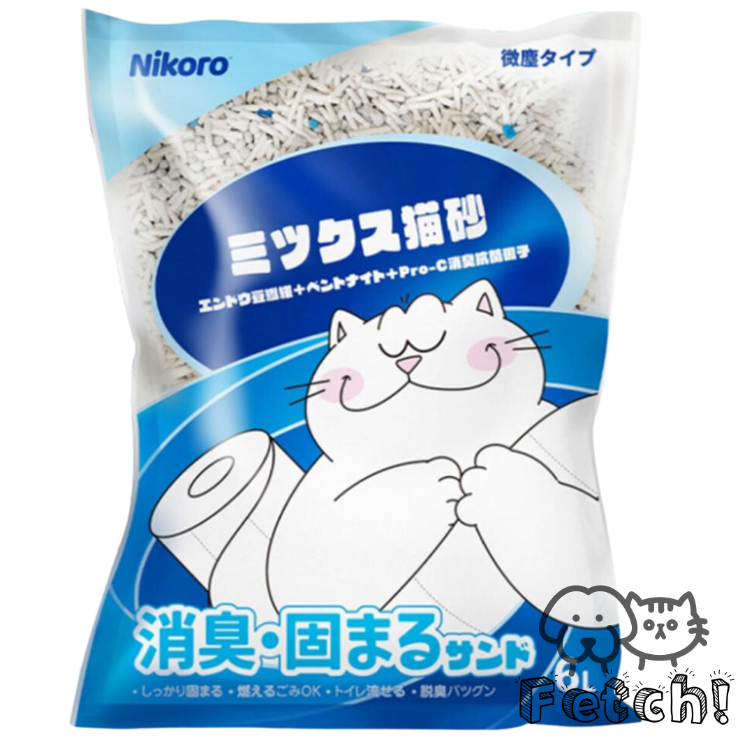 Nikoro | 日本 Nikoro 妮可露混合豆腐膨潤土貓砂 低塵消臭抗菌因子 6L | HKTVmall 香港最大網購平台