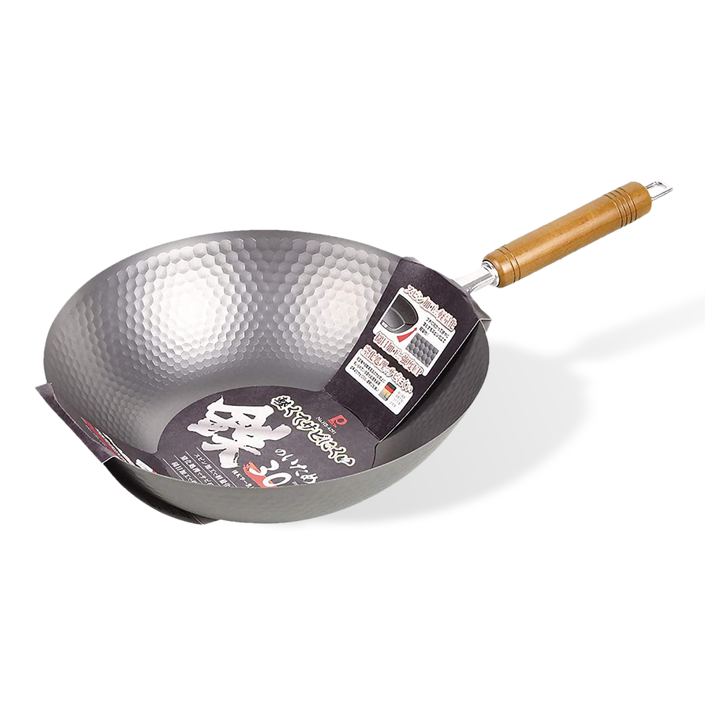 PEARL METAL | 日本Pearl Metal｜輕身窒化槌目鐵炒鍋 30cm | HKTVmall 香港最大網購平台