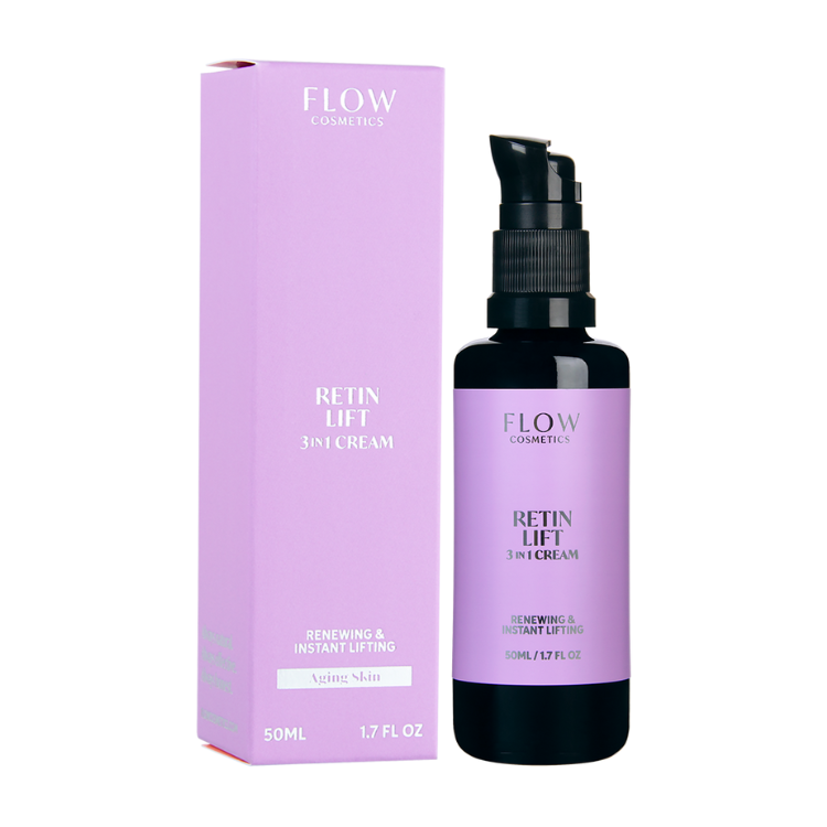 FLOW COSMETICS | 植萃A醇緊膚去皺3合1精華面霜 ( 緊緻肌膚、淡化色斑、撫平細紋、抗氧化） | HKTVmall 香港最大網購平台