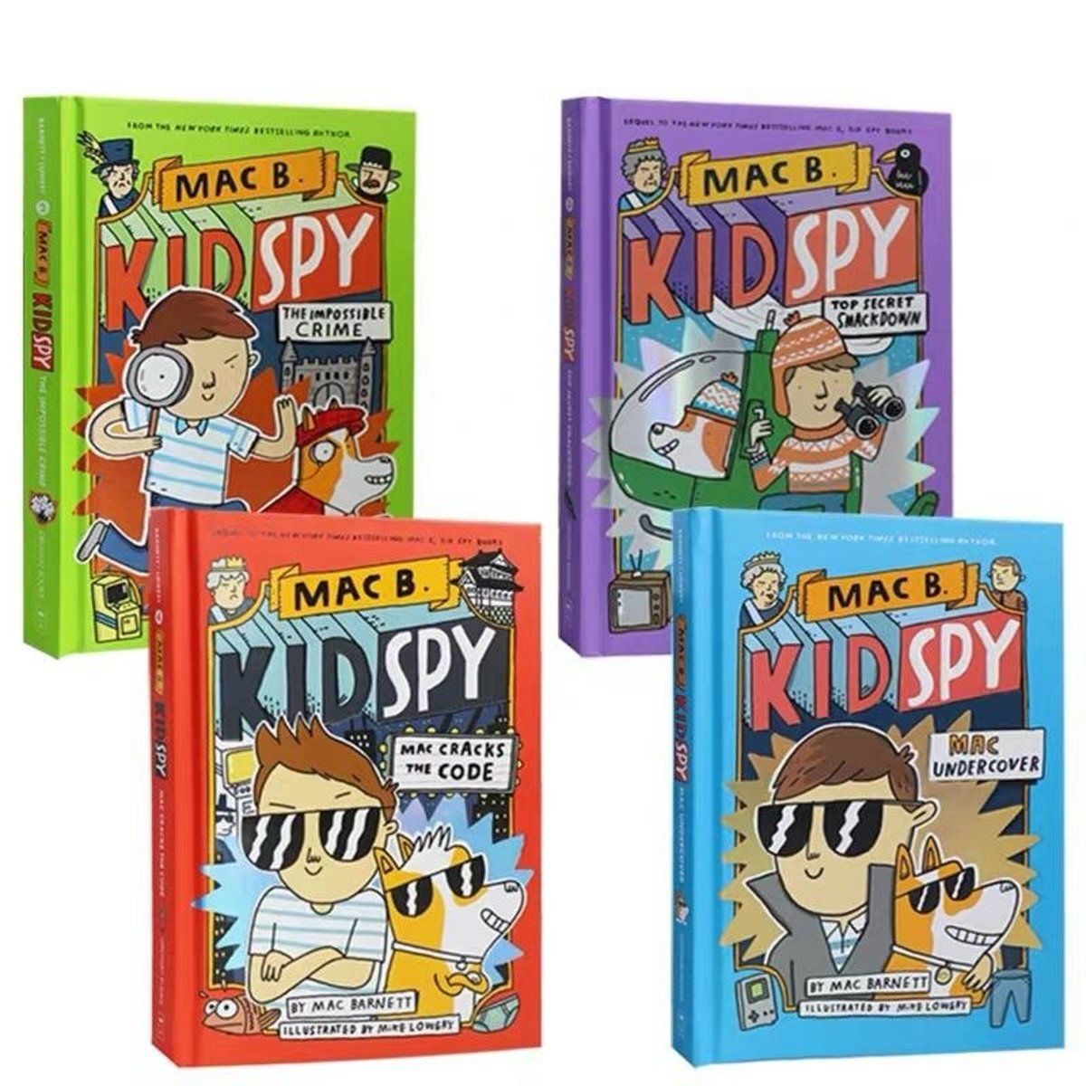 SCHOLASTIC | Mac B. Kid Spy collection ( 4 Books )｜特務 Mac Barnett 的世界 ...