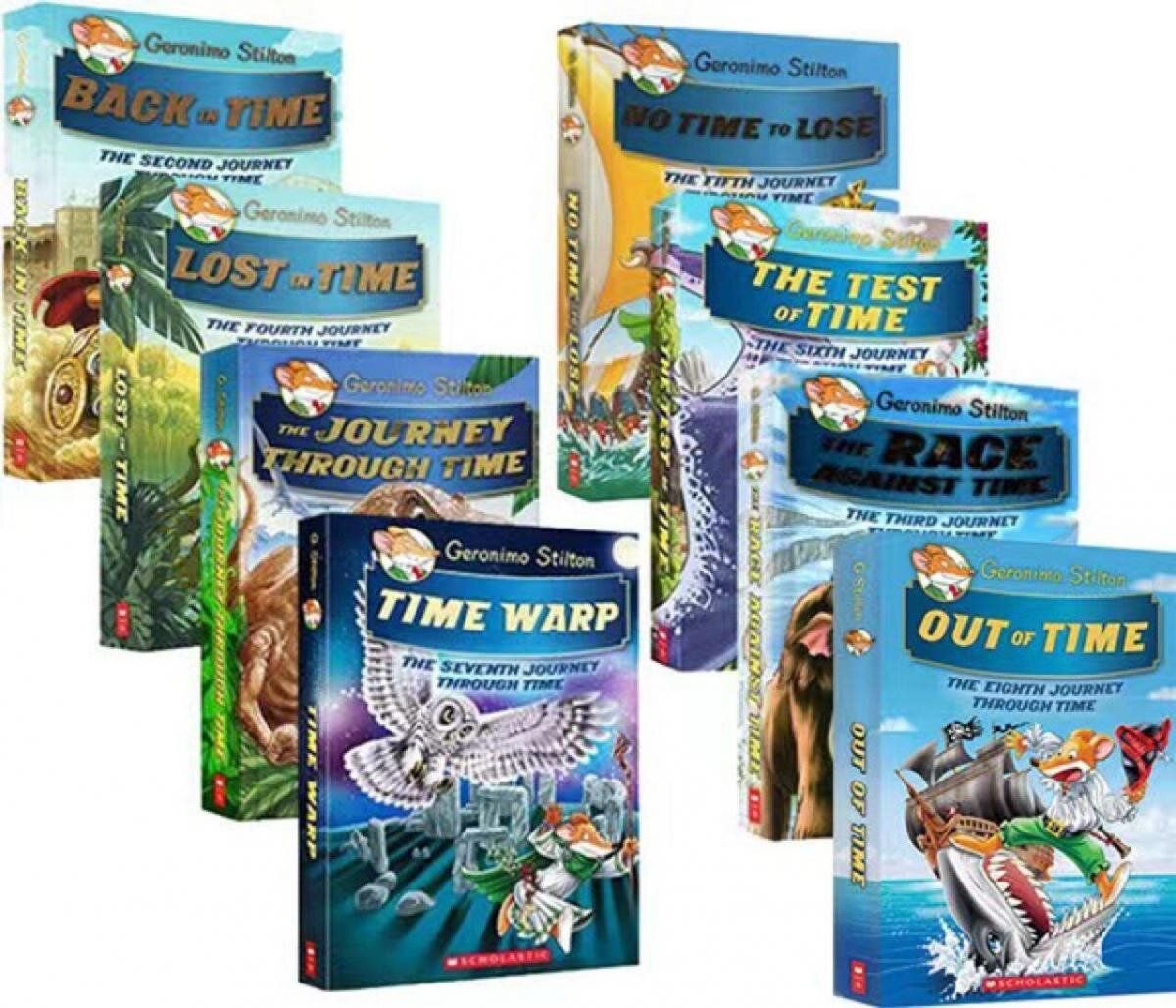 SCHOLASTIC | 【硬皮精裝】- 時空穿梭老鼠記者 Geronimo Stilton - Journey Through Time 8 ...