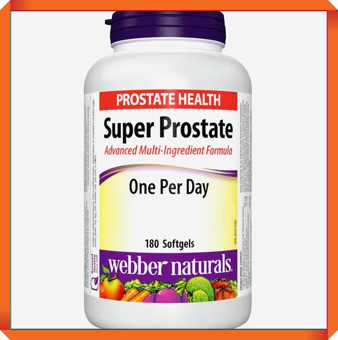 webber naturals | Webber Super Prostate Extra Strength One Per Day (Advance Formula) 180 ...