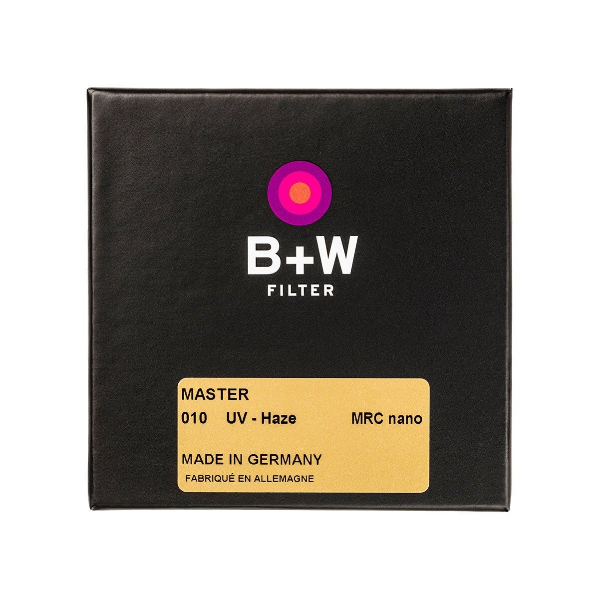 B+W | 39 mm Master 010 UV-Haze Filter MRC Nano (UV Filter) | 顏色 : 深黑色 | HKTVmall 香港最大網購平台