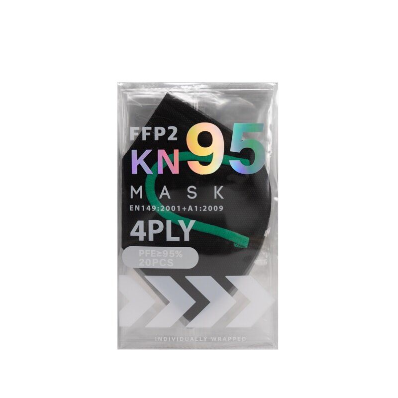 MEDEIS | Medeis KN95/FFP2 四層立體口罩 Black (20片裝) | HKTVmall 香港最大網購平台