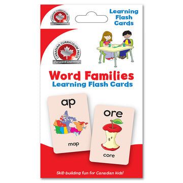 CANADIAN CURRICULUM PRESS | Flashcards - Word Families\Phonics ...
