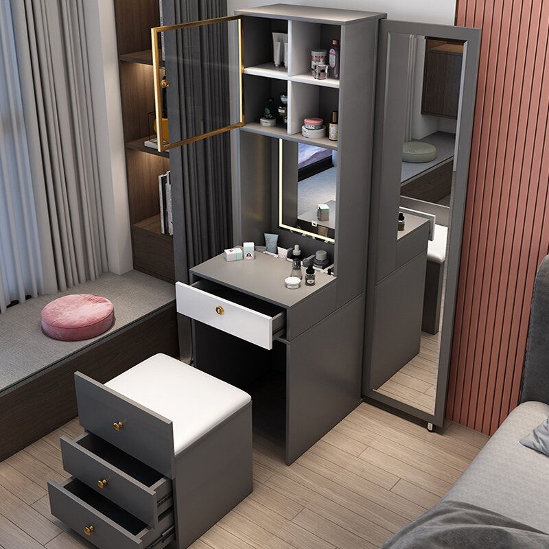 Cherry furniture | Full-length mirror dressing table multi-cabinet ...