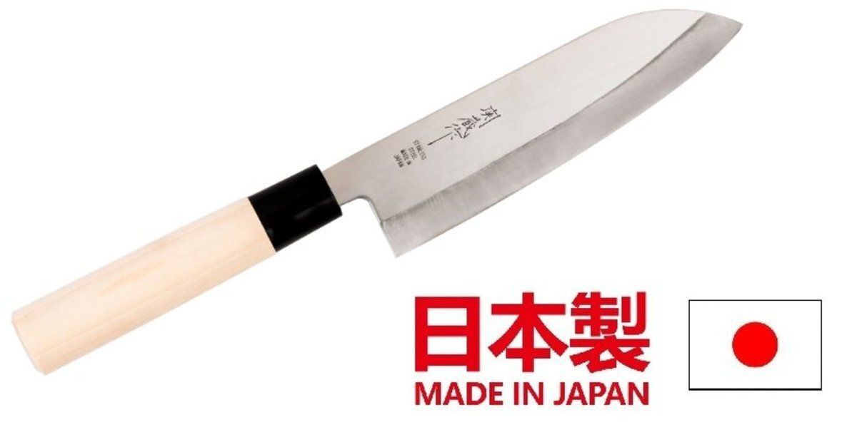 Jesto Pig | Japan FUKUMOTO SEKIZO stainless steel Santoku knife, meat ...