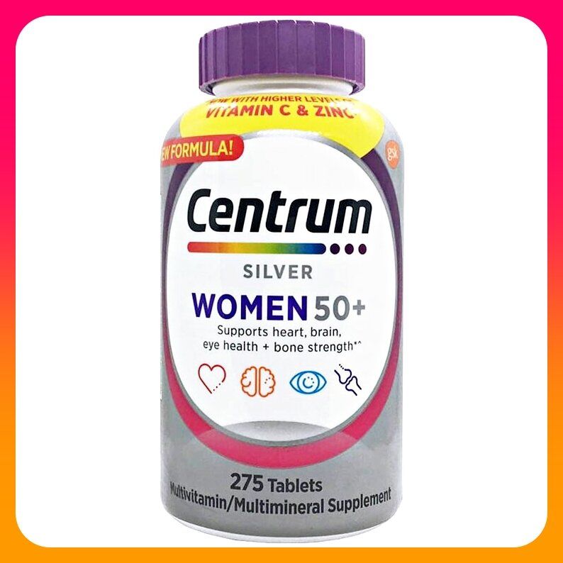 Centrum | Centrum Silver Women 50+ 275 Tablets vitamin C immune GSK | HKTVmall The Largest HK ...