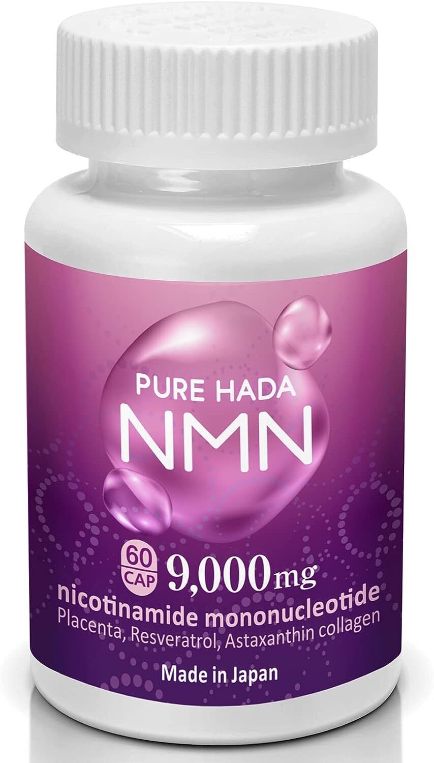 NMN | PURE HADA - NMN 高含量9000mg 高純度 100% 日本製 PUREHADA 胎盤白藜蘆醇 30天 #平行進口 | HKTVmall 香港最大網購平台