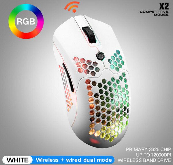 Others | 無線雙模RGB滑鼠-X2白色 | HKTVmall 香港最大網購平台