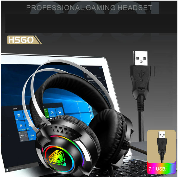 Others | H560有線USB RGB發光頭戴式耳機（7.1USB接口） | HKTVmall 香港最大網購平台