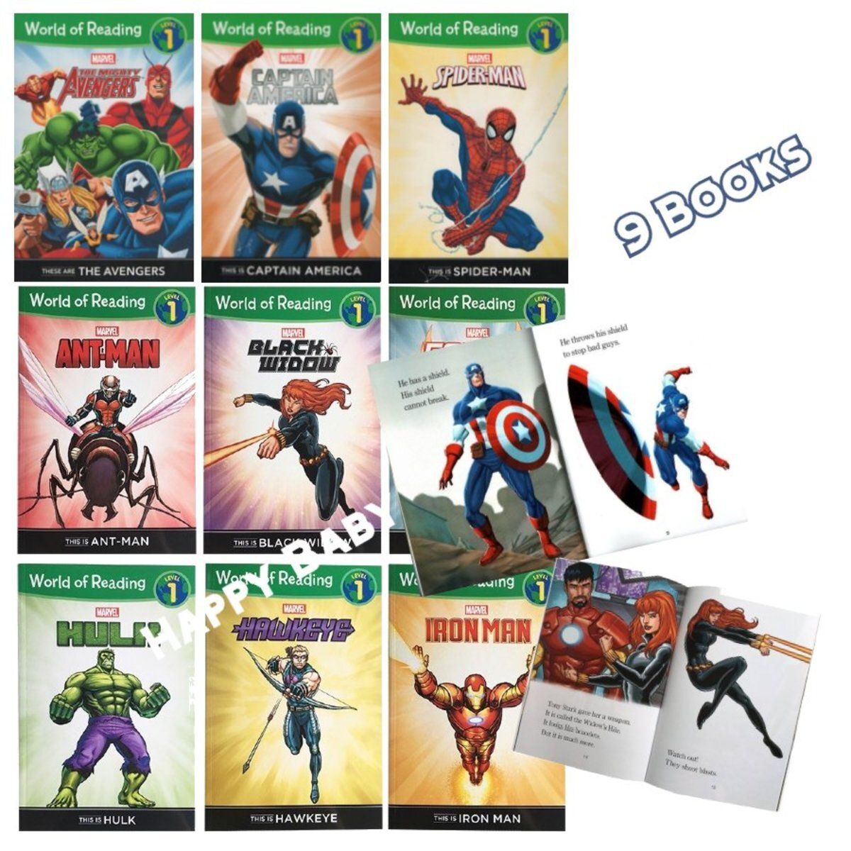 MARVEL | World of Reading - Marvel Hero Story ( 9 Books )| 平行進口 ...