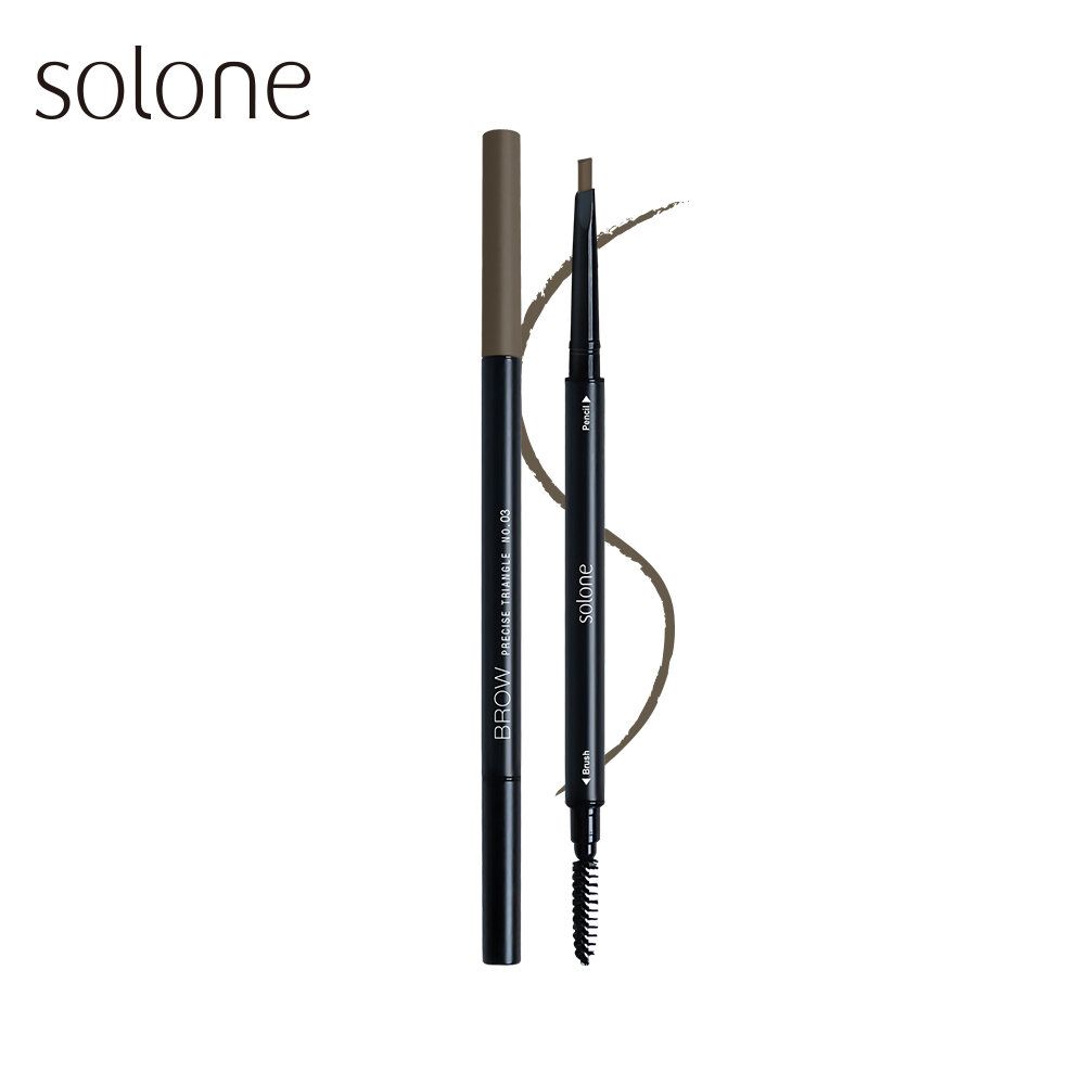 Solone | 天生好手極細三角眉筆EX 03淺栗棕 | HKTVmall 香港最大網購平台