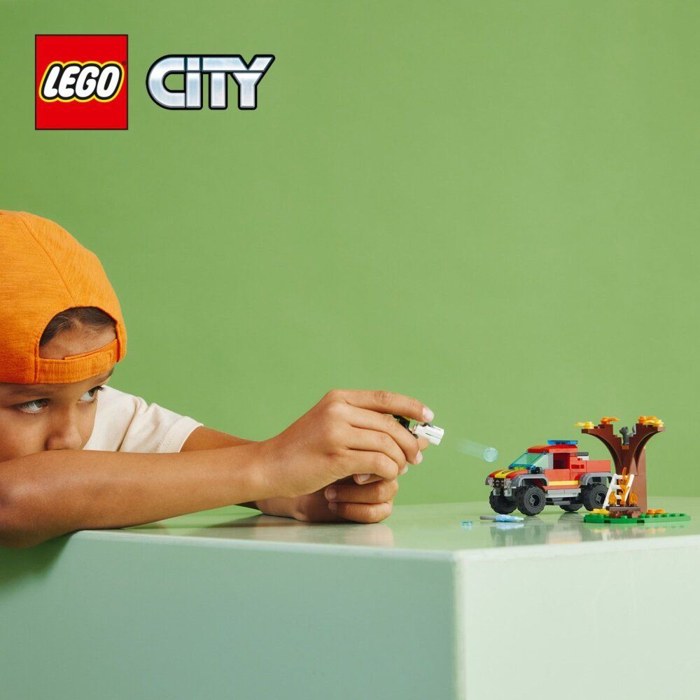 樂高 | LEGO®City 60393 4x4 消防車救援(玩具車,模型車,兒童玩具,玩具,積木,禮物,新年禮物) | HKTVmall ...