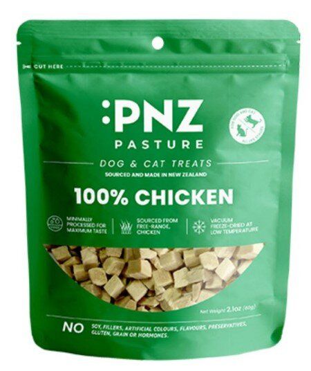 PNZ PASTURE | 牧場滋味 凍乾雞肉 貓犬用零食 60g (Exp. 6/11/2025) | HKTVmall 香港最大網購平台