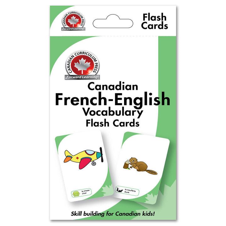 CANADIAN CURRICULUM PRESS | Flashcards - English/French Vocabulary ...
