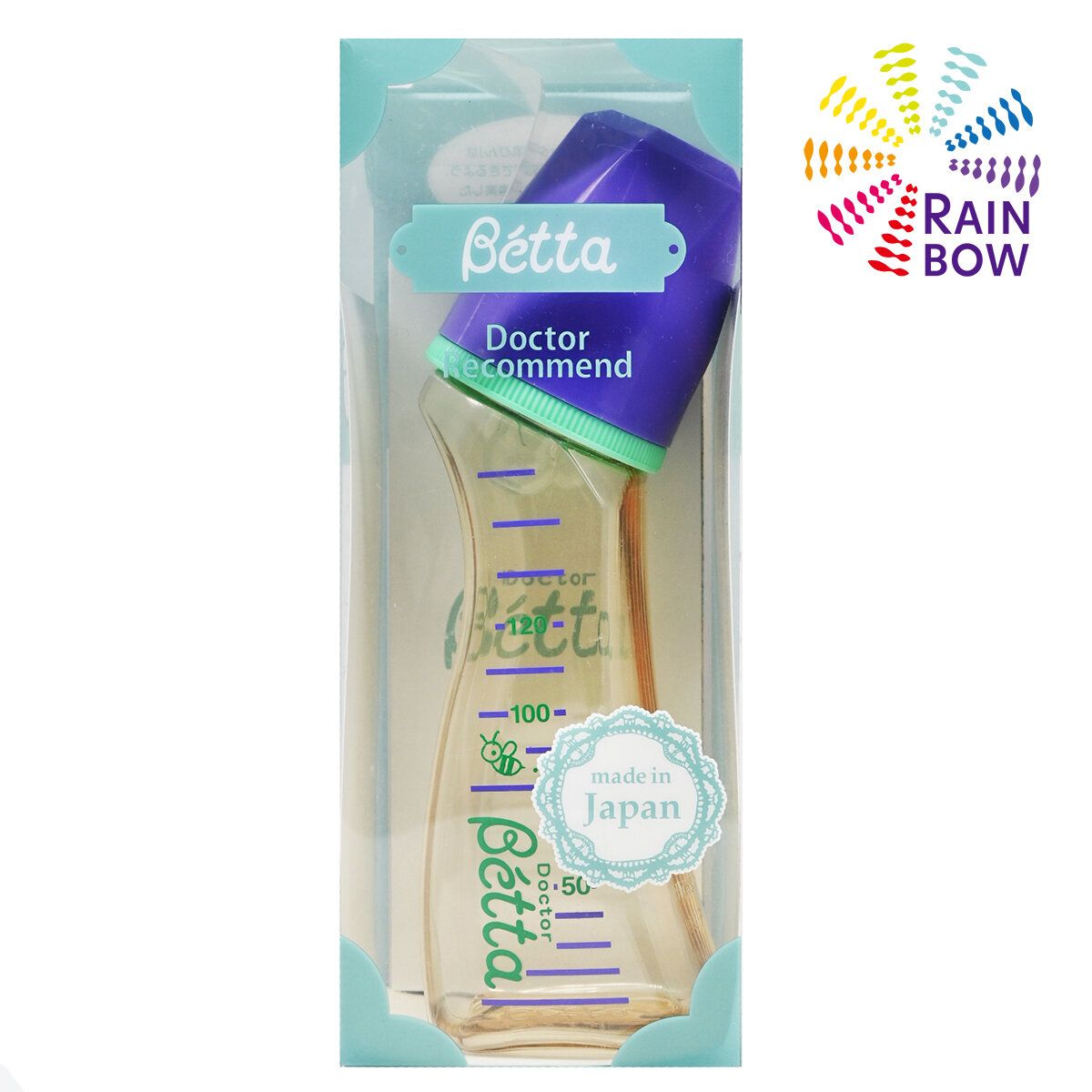 Bétta | 日本Betta鑽石系列Tritan PPSU奶瓶 120ml (紫色蓋) 120ml (平行進口) (40183) | HKTVmall 香港最大網購平台