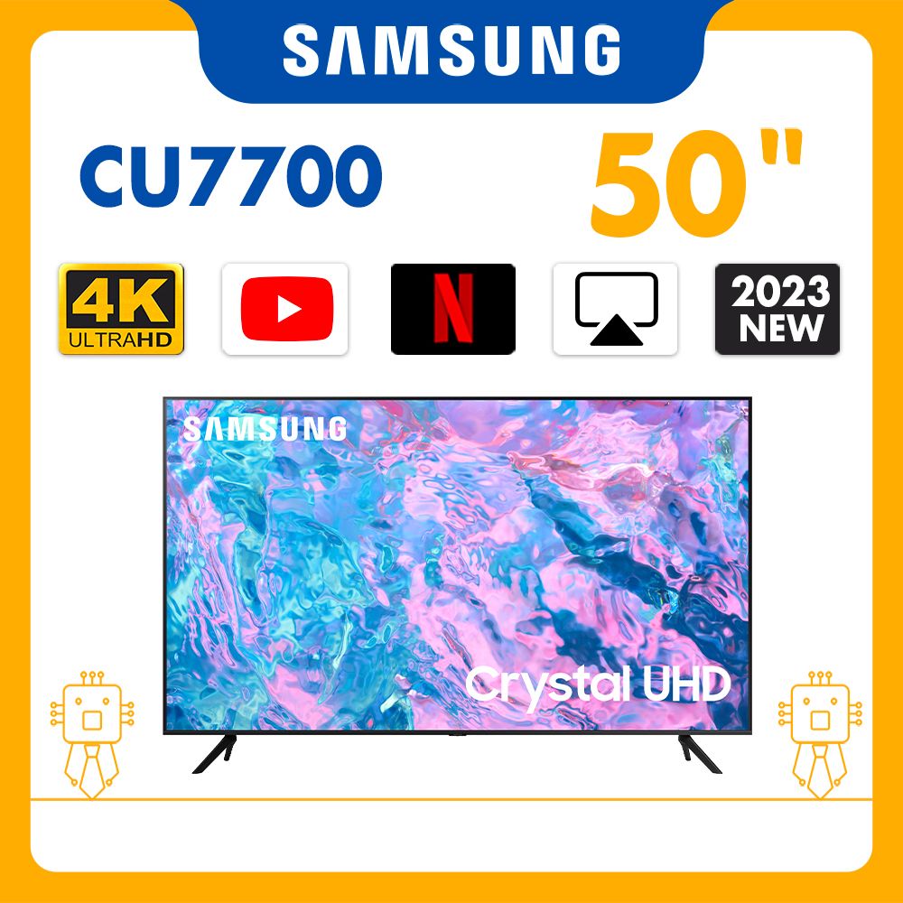 Samsung | 50 Crystal UHD CU7700 智能電視 UA50CU7700JXZK 50CU7700 | HKTVmall 香港最大網購平台