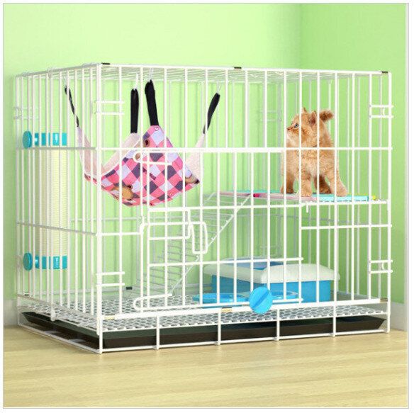 DDS | 室內家用貓別墅超大自由空間貓咪籠子(白色)(700雙層)#DDS | HKTVmall 香港最大網購平台