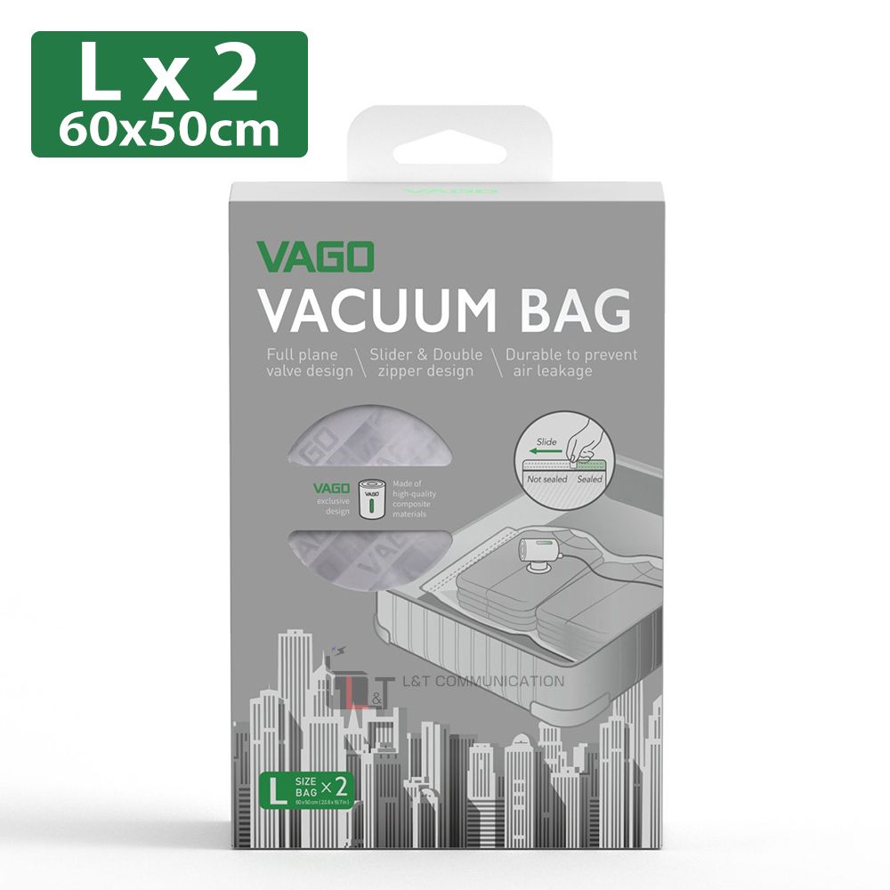 VAGO | 【2pcs/box】【L size】Storage Vacuum Bag (4713213540183) | HKTVmall ...