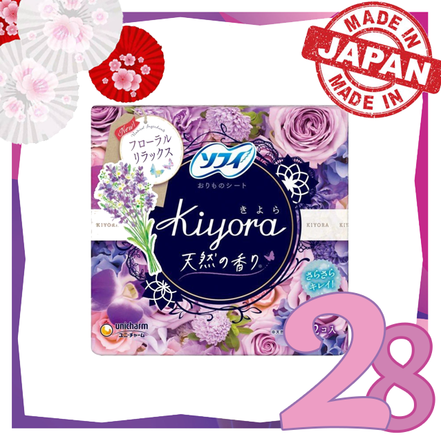 unicharm | *【自然花香(紫色)72枚入】KIYORA衛生護墊(4903111322947)[平行進口] | HKTVmall 香港最大網購平台