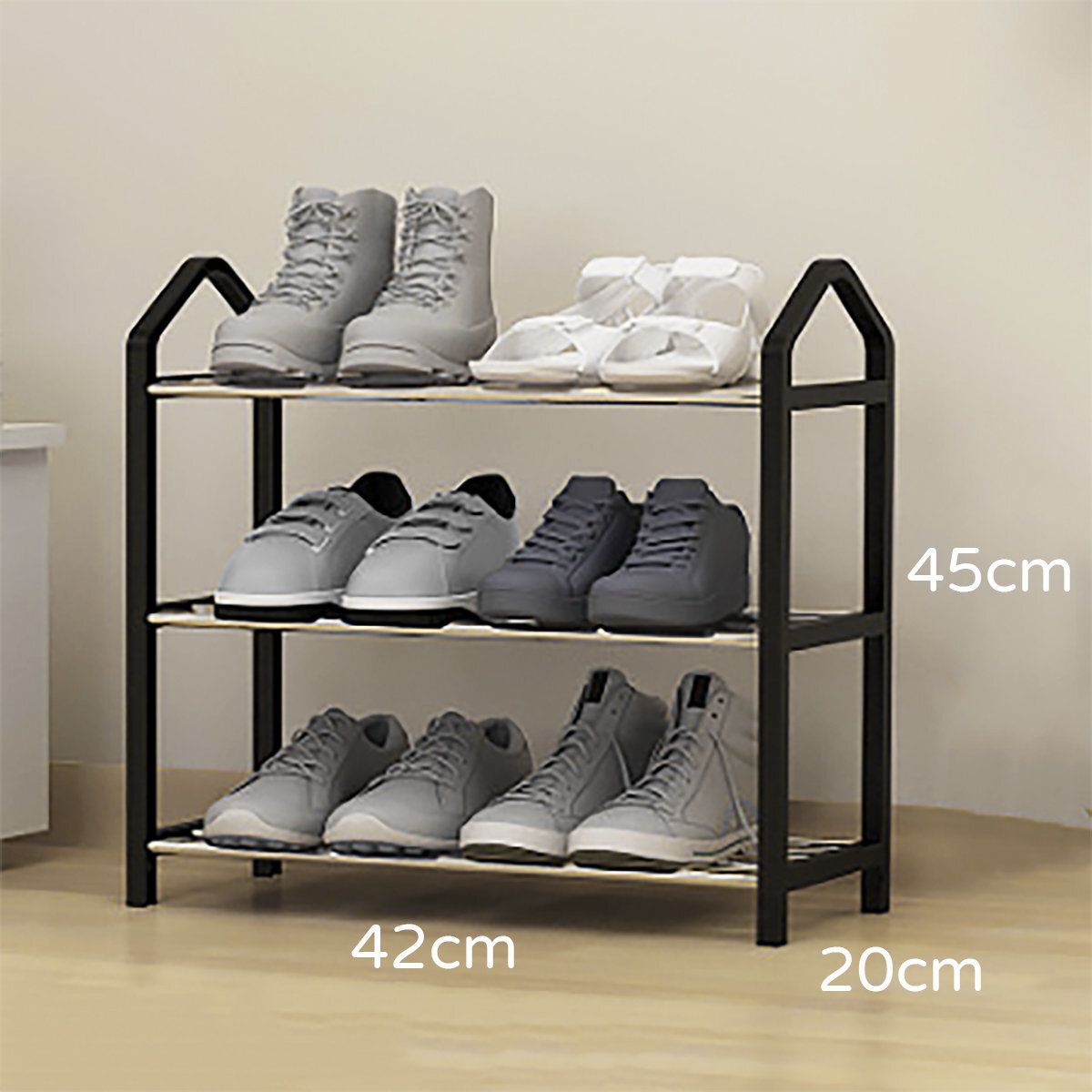 日本暢銷 | Simple Shoe Rack Standing Shoe Shelf (42cm*20cm*45cm) | HKTVmall ...