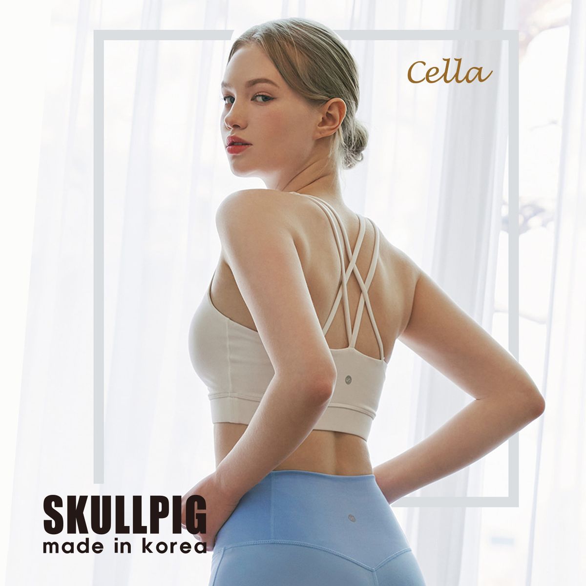 SKULLPIG | Zero New Basic 雙帶交叉運動內衣 (4色入) | 顏色 : 白色 | 尺碼 : S | HKTVmall 香港最大網購平台