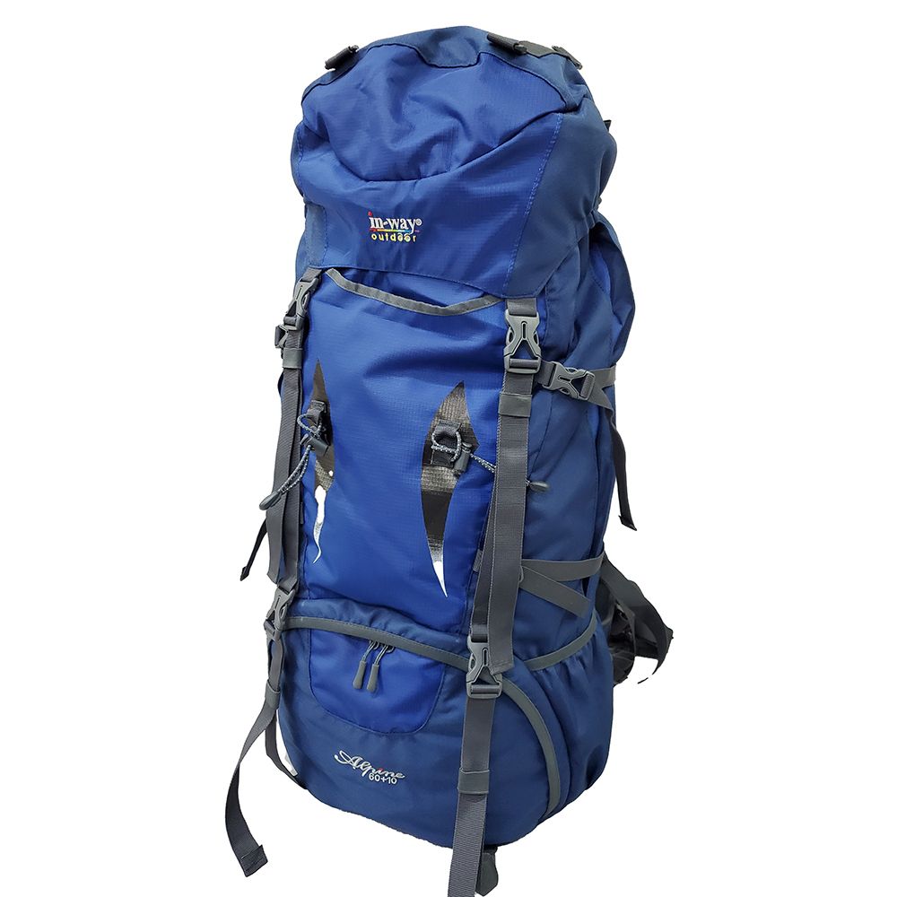 Inway | 戶外露營背囊 Alpine 60+10 Backpack Dark Blue | HKTVmall 香港最大網購平台