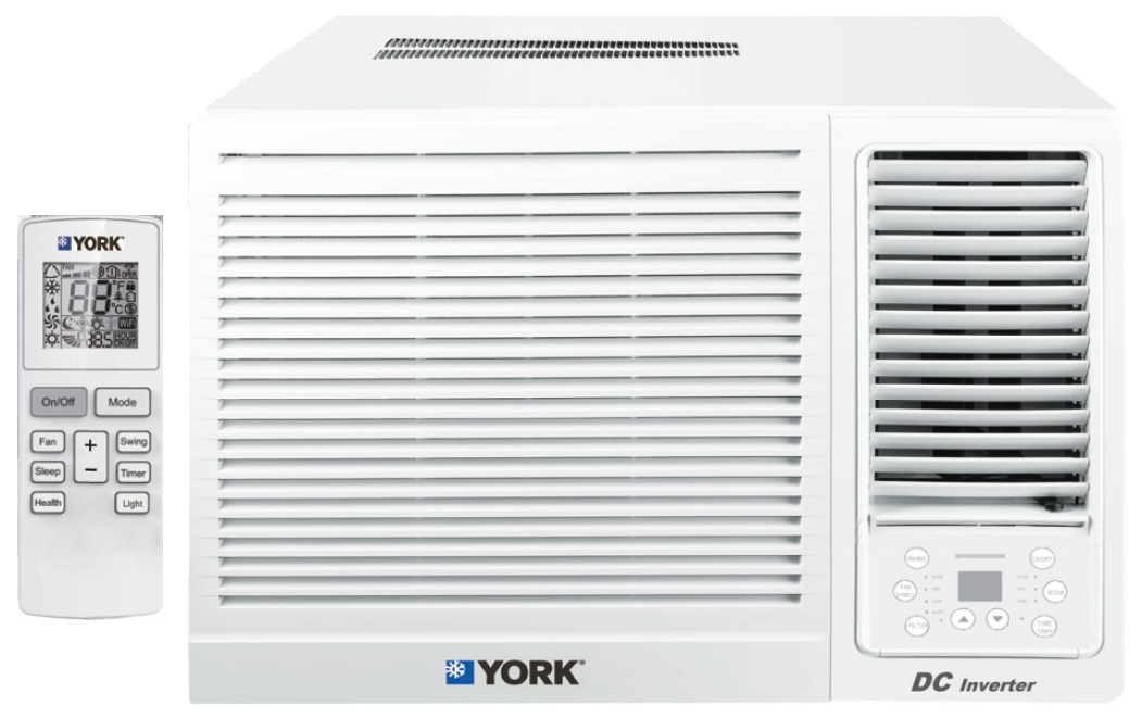 York 約克 | YC-7XA-R 3/4匹 變頻淨冷 窗口式冷氣機 (附遙控) | HKTVmall 香港最大網購平台
