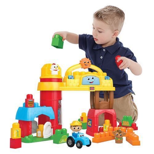 Mega Bloks | 【BB生日禮物必選】50cm特大 發聲積木 MEGA Bloks First Builders Bobby Barn ...