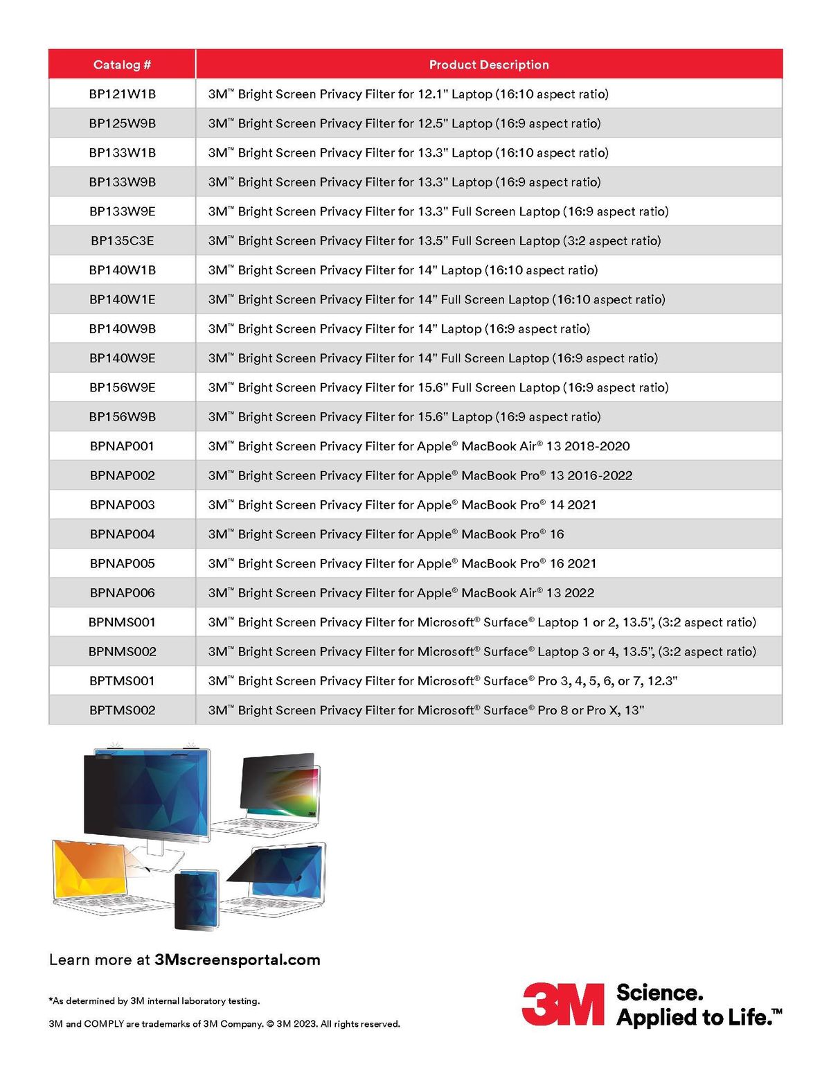 3M™ | 3M 14.0” 明亮螢幕防窺片BP140W1B | HKTVmall 香港最大網購平台