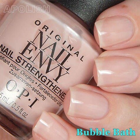OPI | 美國 OPI Nail Envy - Bubble Bath 指甲光澤蛋白補強營養劑連顏色 透透淺粉紅色 15ml / 0.5 fl.oz | HKTVmall 香港最大網購平台