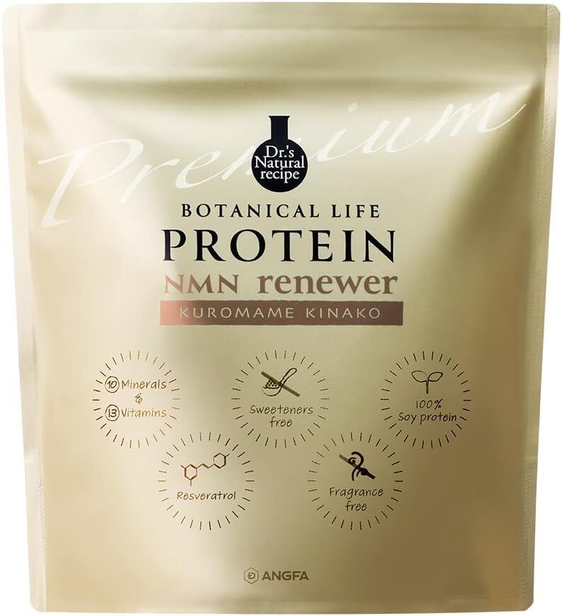 NMN | Dr.'s Natural recipe - NMN Renewer 首創蛋白質粉沖劑 375g 黑豆黃豆味 乳酸菌 日本製 #平行進口 | HKTVmall 香港最大網購平台