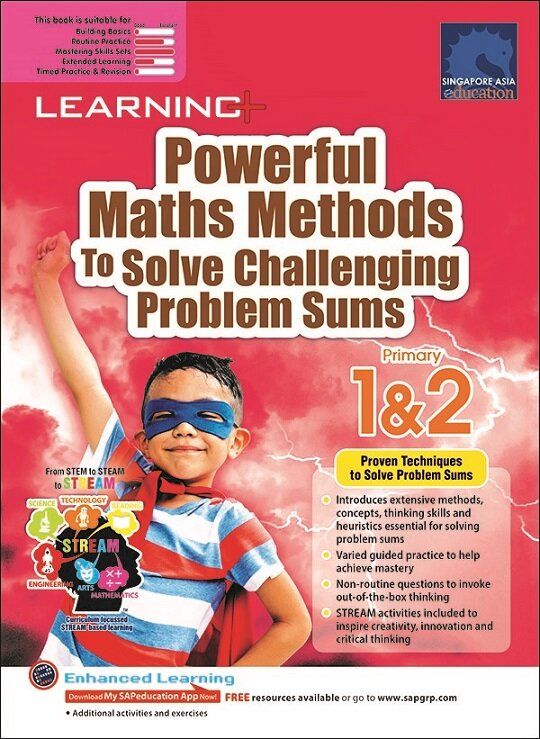 SAP | 【正版正貨】Learning+ Powerful Maths Methods to Solve Challenging Problem Sums Primary 1&2 | 尺碼 ...