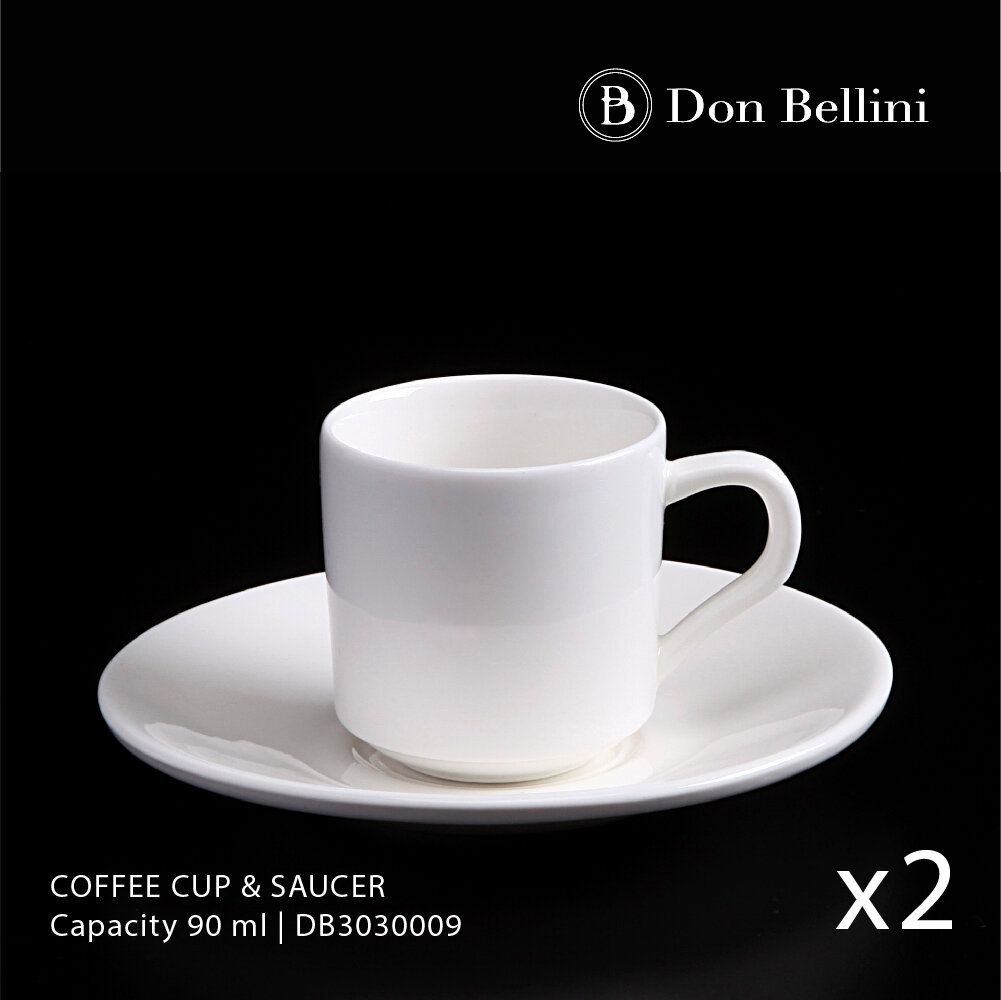 Kung Kai Hong | Don Bellini Coffee Cup & Saucer 3 Oz, 90 Ml (2 sets ...