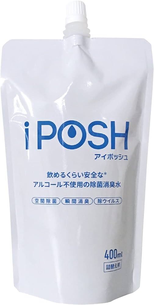 iPOSH | 多功能殺菌噴霧 消毒噴霧補充裝 400ml 到期日:25年3月 (平行進口商品) | HKTVmall 香港最大網購平台