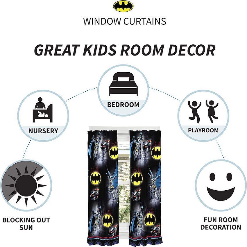 Batman | Window Curtain - Batman | HKTVmall The Largest HK Shopping ...