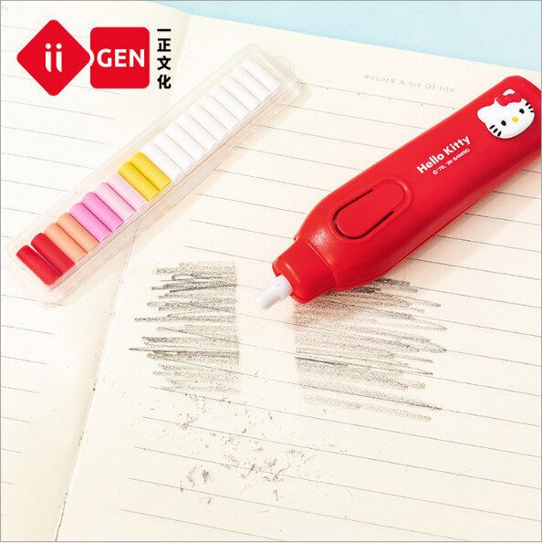 DDS | 擦膠-Hello Kitty 電動擦膠筆自動橡皮擦 Rubber (紅色)(單隻）#DDS | HKTVmall 香港最大網購平台
