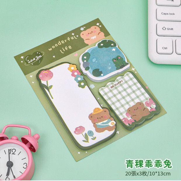 DDS | 卡通組合便利貼【青稞乖乖熊】#DDS | HKTVmall 香港最大網購平台
