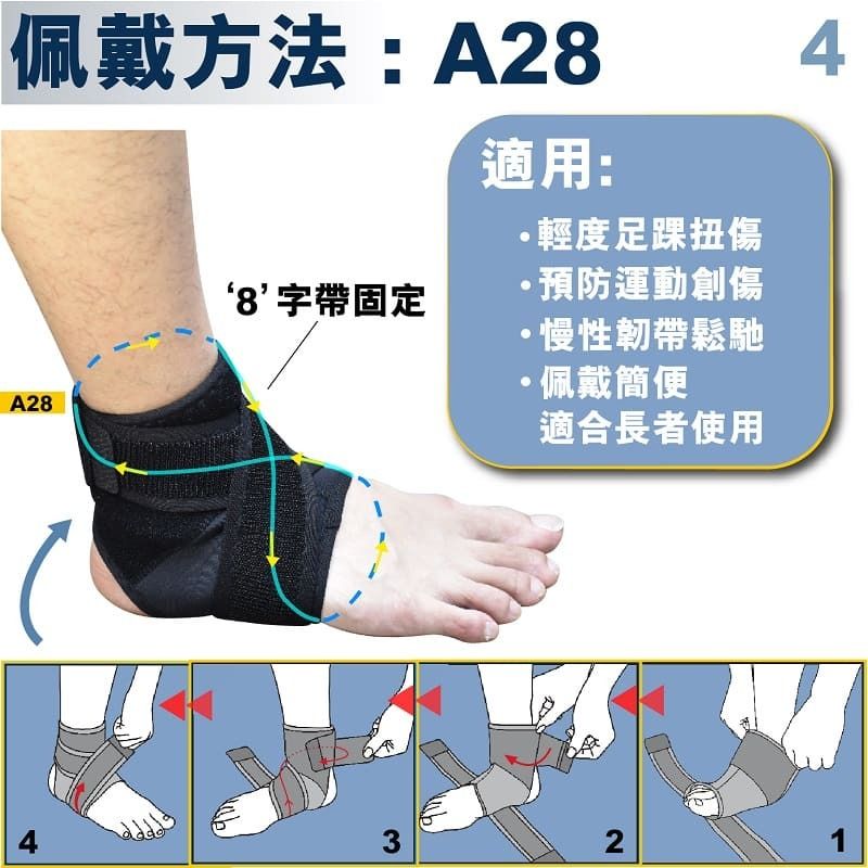 MEDEX | A28 - Universal Ankle Support (Left or Right) | HKTVmall The Largest HK Shopping Platform