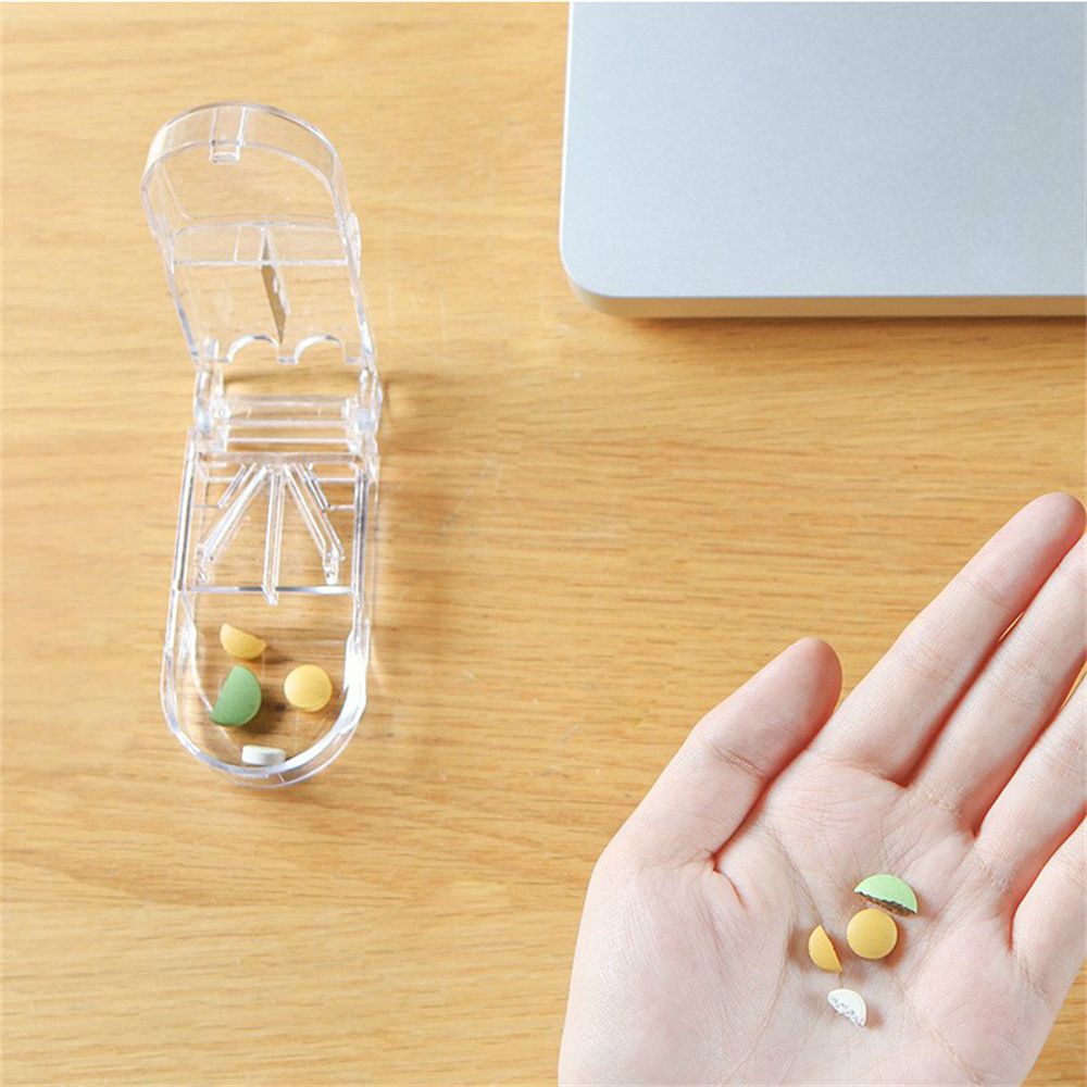 屯京 | [透明] 切藥器 切藥盒 藥丸 分割器 [平行進口] | 顏色 : 透明 | HKTVmall 香港最大網購平台