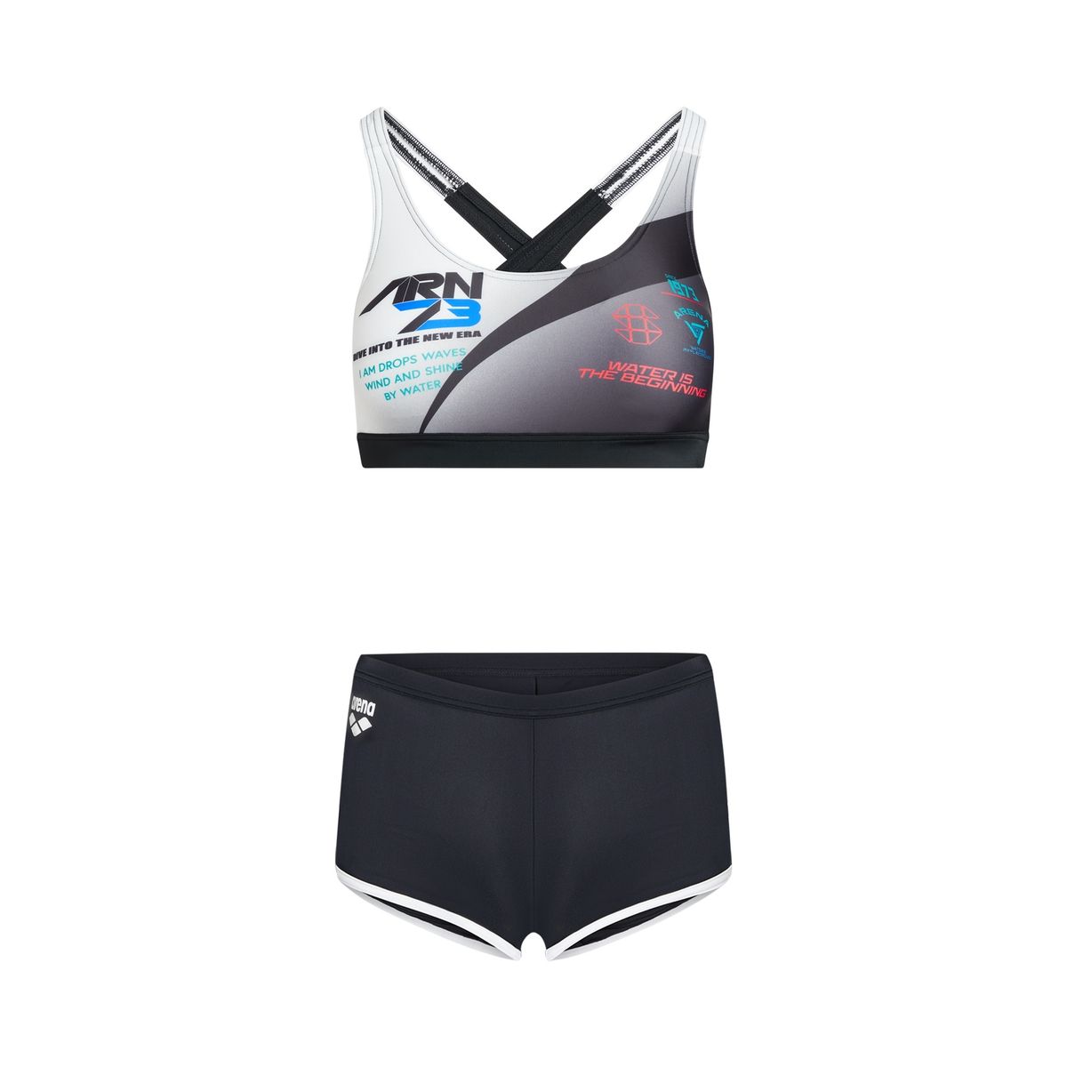 Arena | 女士50週年RACING Bra Top套裝 | 顏色 : 黑色 | 尺碼 : 32 | HKTVmall 香港最大網購平台